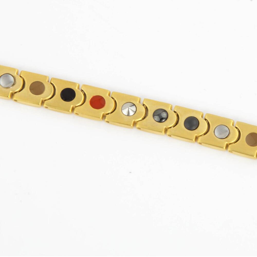 Køb Titanium Magnet Armbånd. 3000 gauss pr. magnet